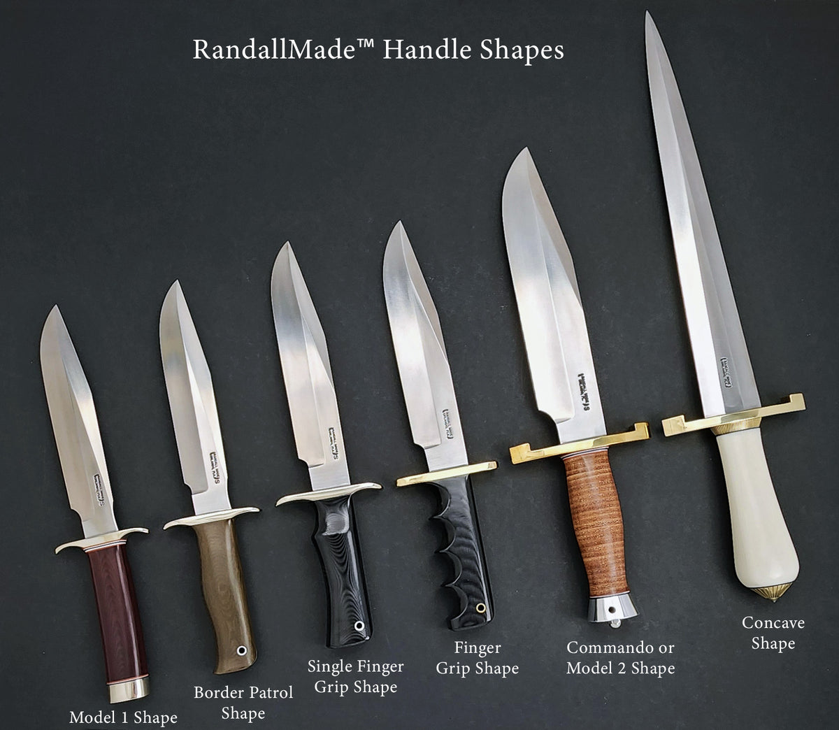 Knife Handle Styles – RANDALLMADE KNIVES™, INC.